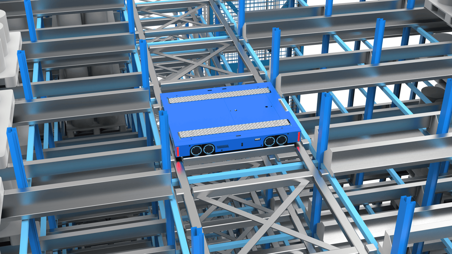 หลักการทำงานของระบบขับเคลื่อนพาเลท 4 ทิศทาง (4-Way Shuttle System ...